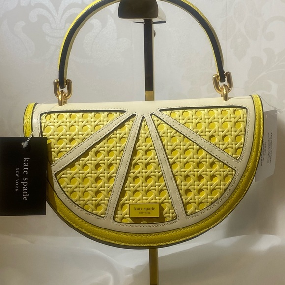 kate spade | Bags | Nwt Lemon Drop Wicker 3d Crossbody | Poshmark